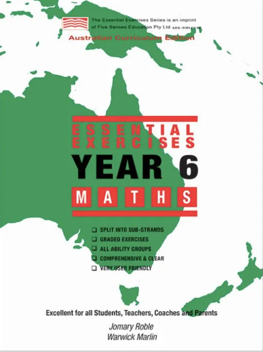 Essential Exercises Year 6 Maths – lilyjoybook
